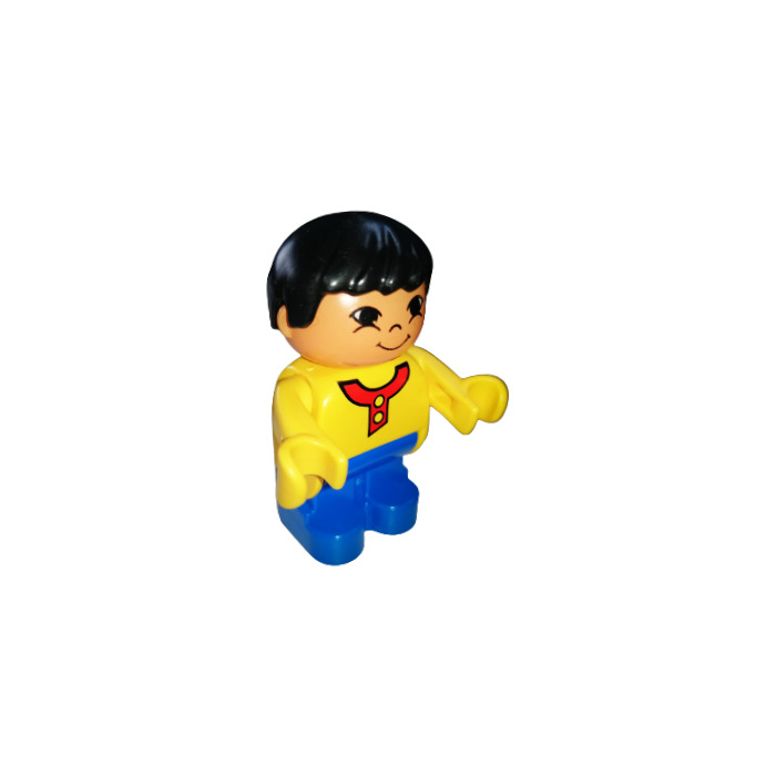 LEGO Boy with Yellow Top with Red Collar Duplo Figure | Brick Owl ...