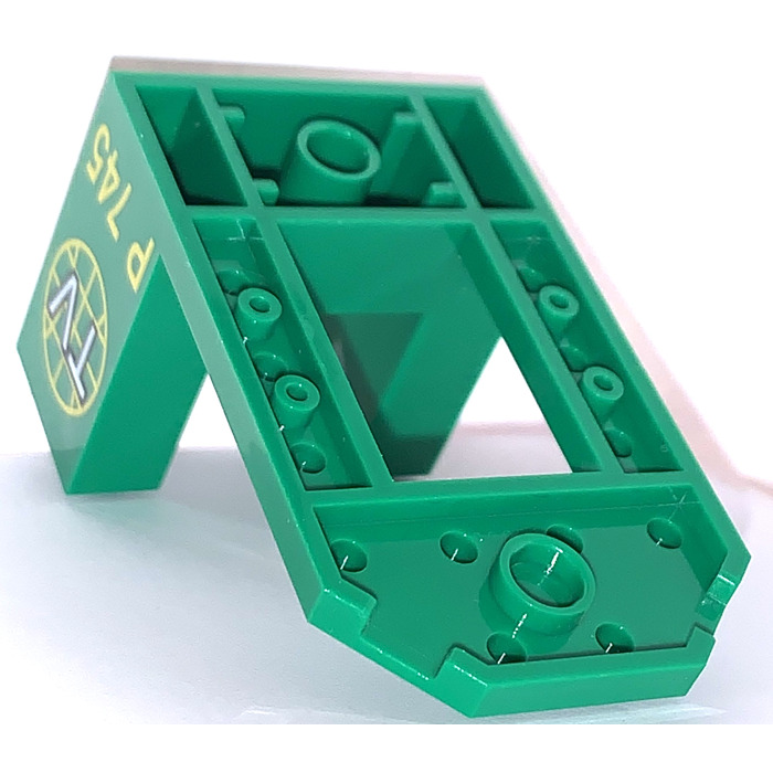 LEGO Bracket 4 x 7 x 3 with Globe, "TV" and "P 745" (30250 / 83399 ...