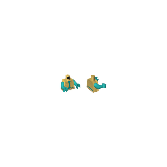 LEGO Branch with Backpack and Sunglasses Minifig Torso (3814 / 76382 ...