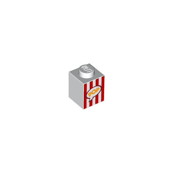 LEGO Brick 1 x 1 with 'POP' in speech bubble (33466 / 119178) | Brick Owl