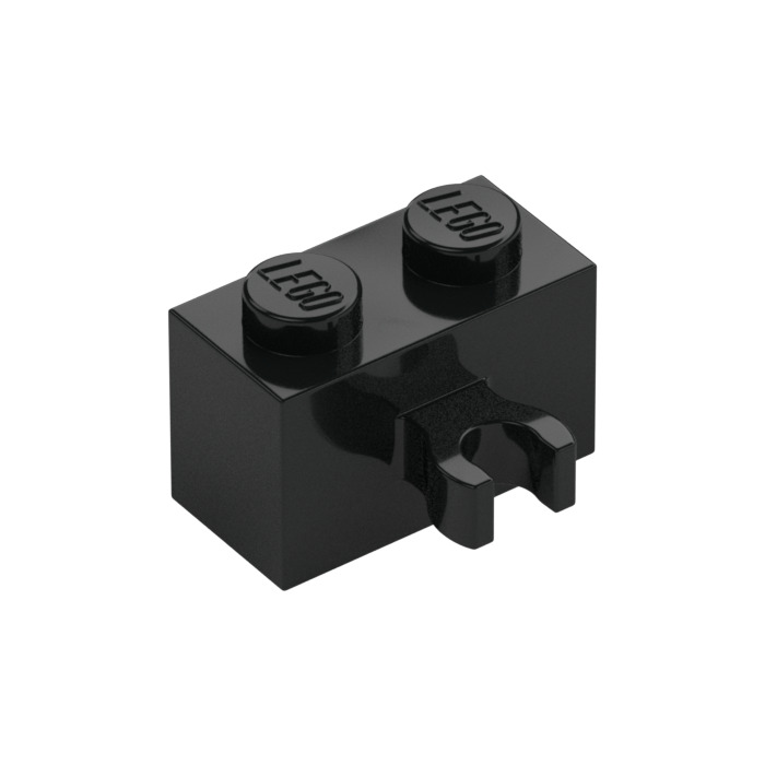 LEGO Brick 1 x 2 with Vertical Clip with Open 'O' Clip (42925 / 95820 ...
