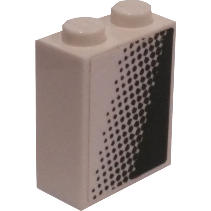 LEGO Brick 1 x 2 x 2 with Learjet Back Body (Right) Sticker with Inside ...