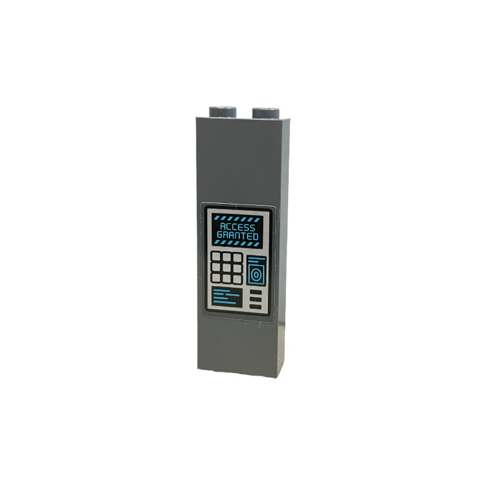 レゴ レンガ 1 x 2 x 5 と “Access Granted” と Keypad パネル ステッカー スタッドホルダー付き (2454 ...