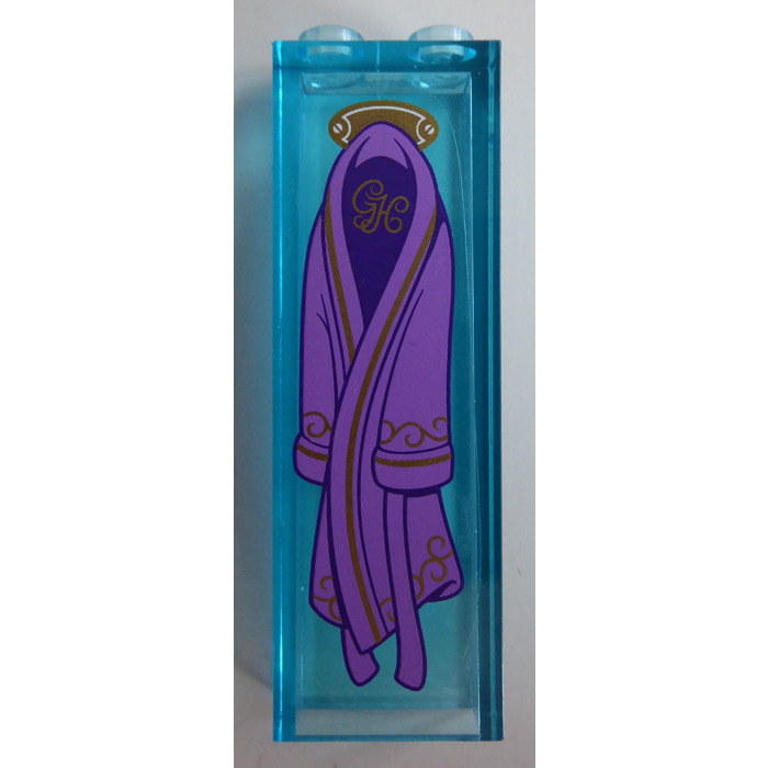 LEGO Brick 1 x 2 x 5 with Dressing Gown Sticker without Stud Holder ...