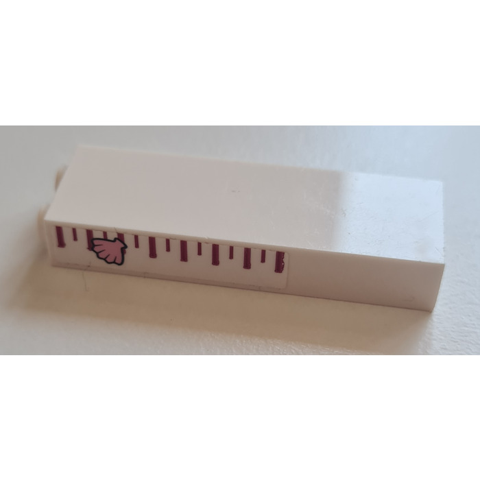 LEGO Brick 1 x 2 x 5 with Height Chart Sticker (2454) | Brick Owl ...