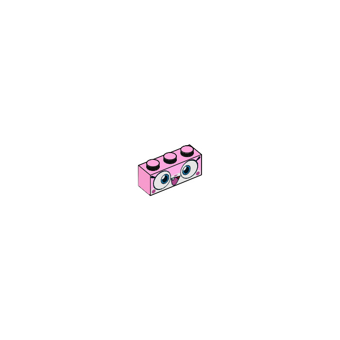 LEGO Brick 1 x 3 with Happy unikitty face (3622 / 38277) | Brick Owl ...