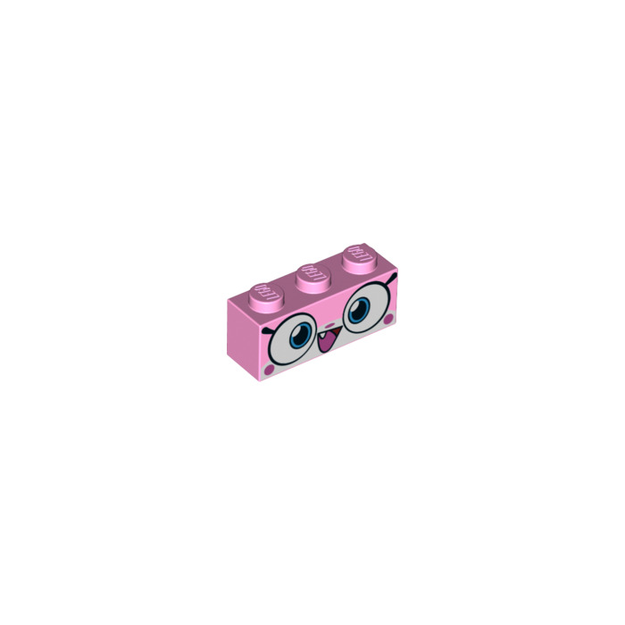 LEGO Brick 1 x 3 with Happy unikitty face (3622 / 38277) | Brick Owl ...