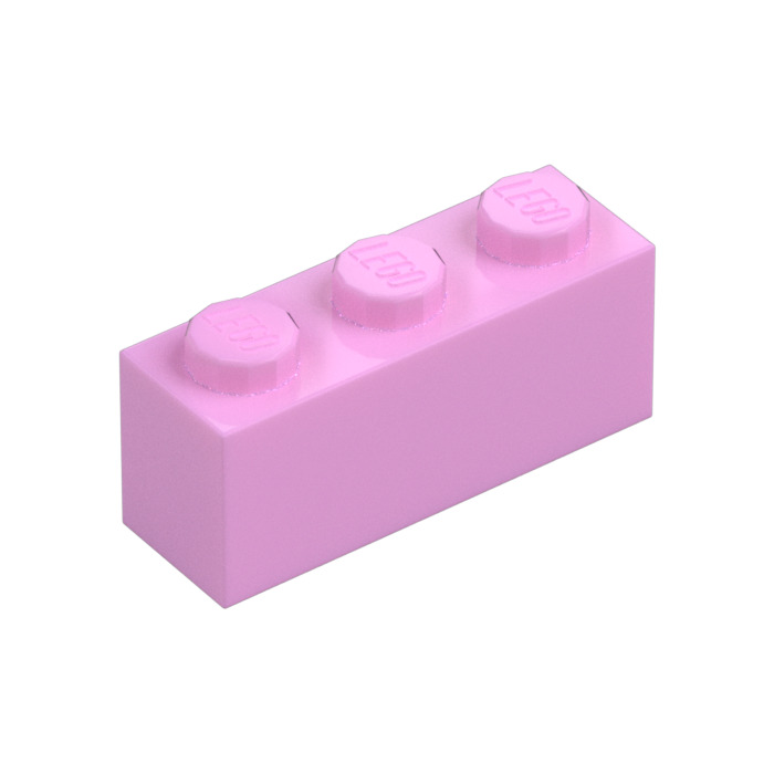 LEGO Brick 1 x 3 with Roy Magenta Sunglasses (3622 / 107965) | Brick ...