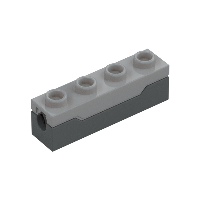 LEGO Brick 1 x 4 Spring Shooter with Gray Top (15400 / 72387) | Brick Owl