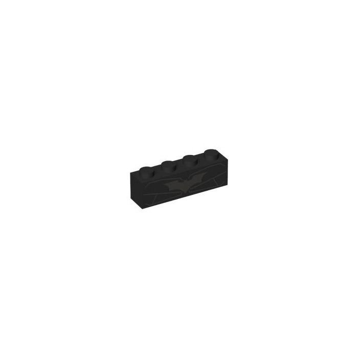 LEGO Brick 1 x 4 with Batman Logo (Both Sides) (3010 / 108801) | Brick ...