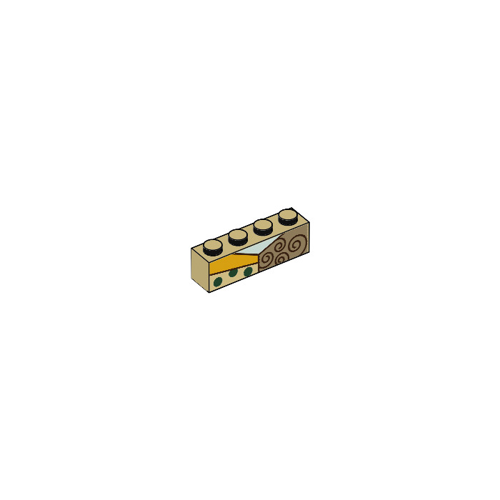 LEGO Brick 1 x 4 with Collar (3010 / 42220) | Brick Owl - LEGO Marketplace