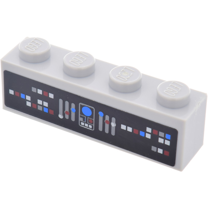 LEGO Brick 1 x 4 with Control Panel Sticker (3010) | Brick Owl - LEGO ...