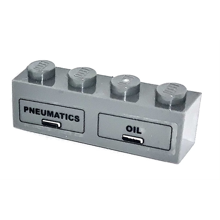 LEGO Brick 1 x 4 with Pneumatics and Oil Sticker (3010) | Brick Owl ...