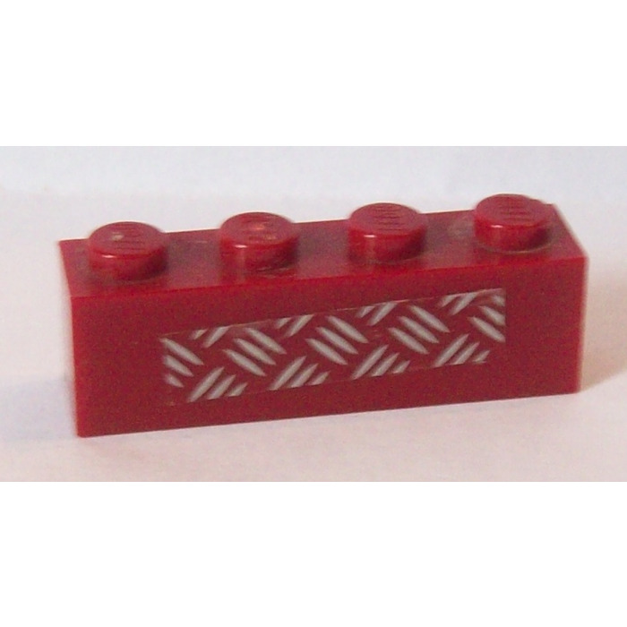 LEGO Brick 1 x 4 with Tread Plate Sticker (3010) | Brick Owl - LEGO ...