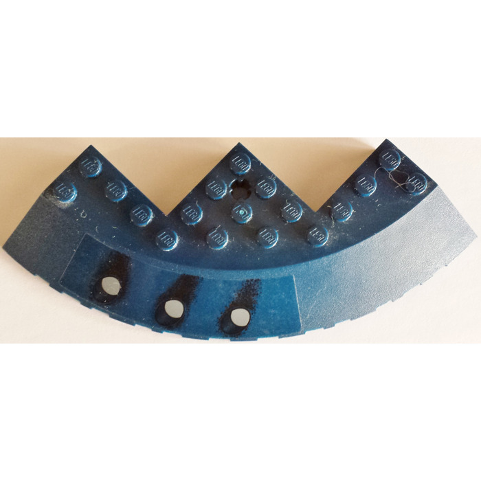 LEGO Brick 10 x 10 Round Corner with Tapered Edge with 3 Launch Tubes ...