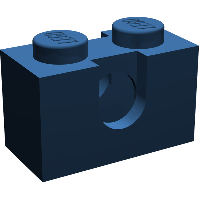 LEGO Brick 1x2 with Hole and Cutouts at Top | Brick Owl - LEGO Marketplace