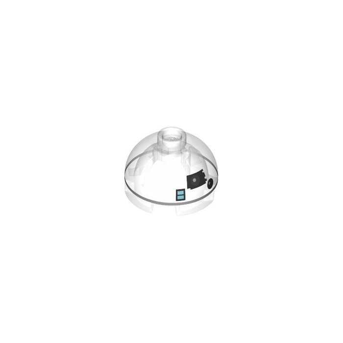 LEGO Brick 2 x 2 Round with Dome Top with R3-T6 Astromech Droid Head ...