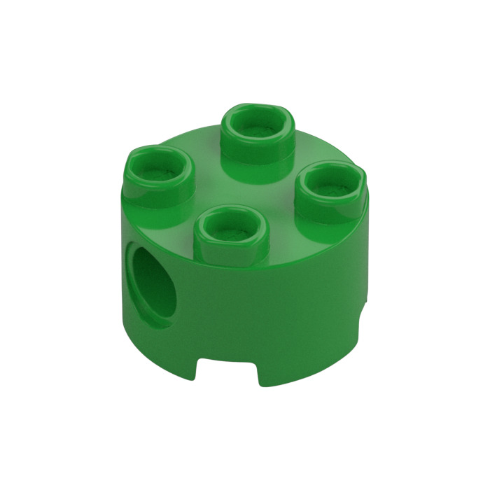 LEGO Brick 2 x 2 Round with Holes with Yellow / Green / Flesh / White ...