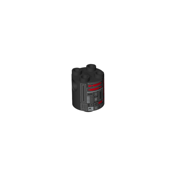 LEGO Brick 2 x 2 x 2 Round with U5-GG Droid Body with Bottom Axle ...