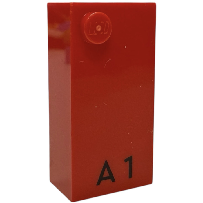 LEGO Brick 2 x 4 Braille with "A 1" (69284) | Brick Owl