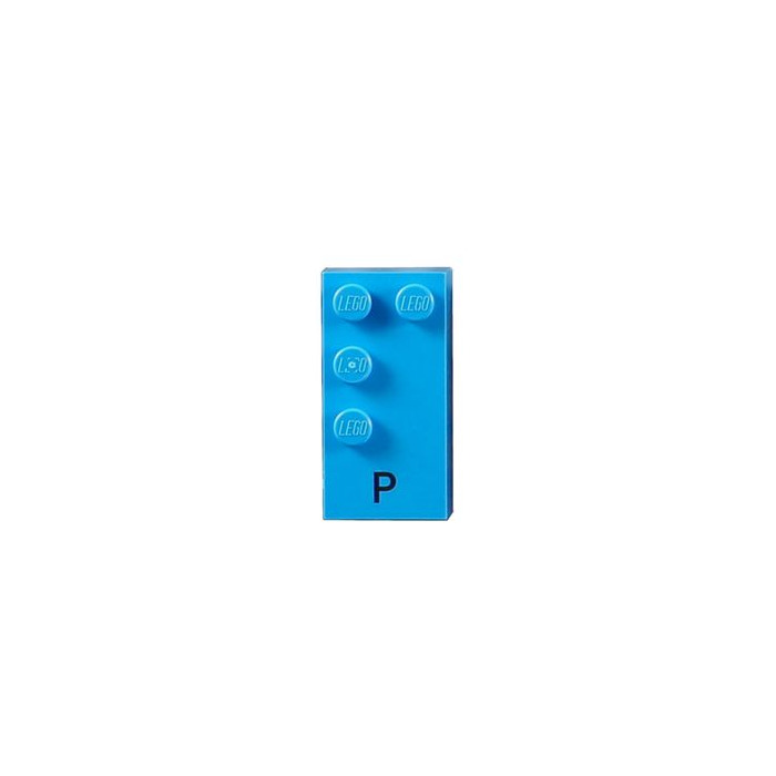 LEGO Brick 2 x 4 Braille with "P" (69405) | Brick Owl - LEGO Marketplace