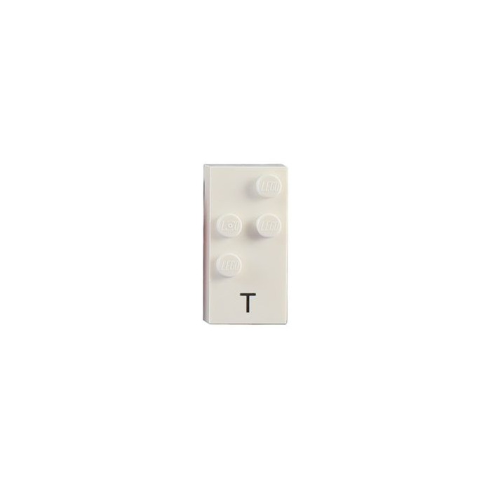 LEGO Brick 2 x 4 Braille with "T" (69411) | Brick Owl - LEGO Marketplace