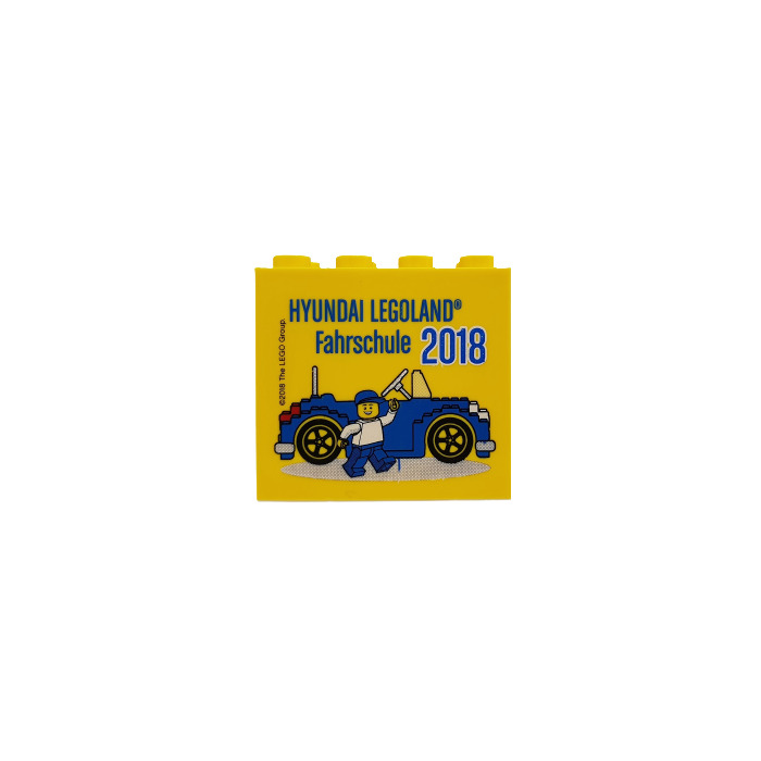 LEGO Brick 2 x 4 x 3 with HYUNDAI Legoland Fahrschule 2018 (30144 ...