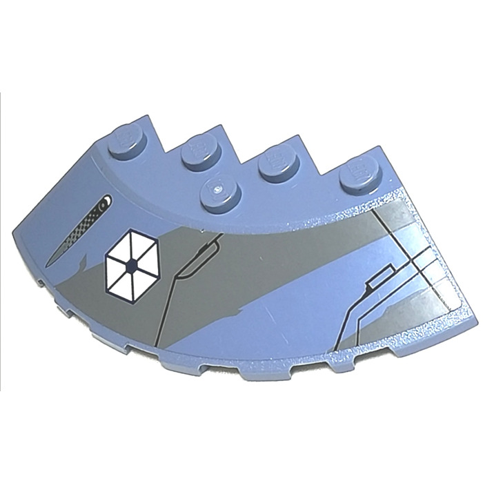 LEGO Brick 6 x 6 Round (25°) Corner with Missile Launcher and ...