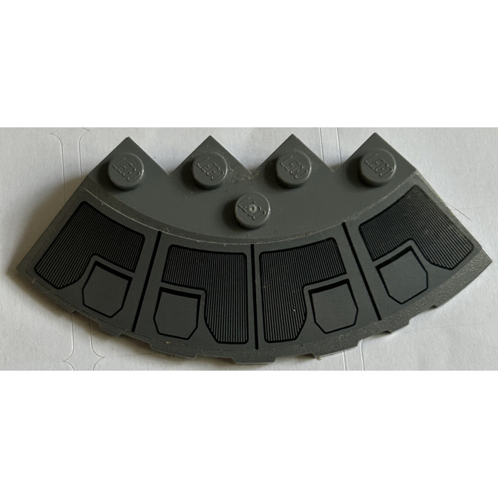 LEGO Brick 6 x 6 Round (25°) Corner with Plates and vents Sticker ...