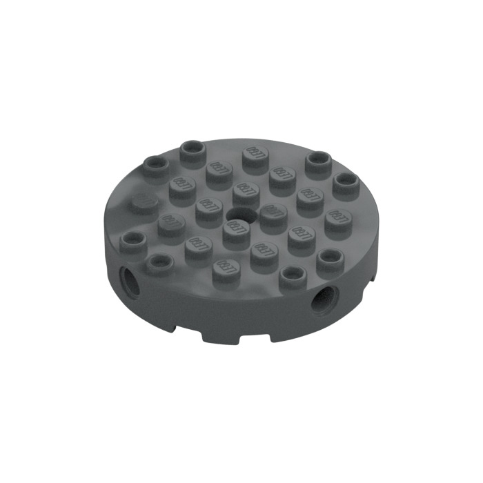 LEGO Brick 6 x 6 Round with Technic Pin Hole (18897) | Brick Owl - LEGO ...