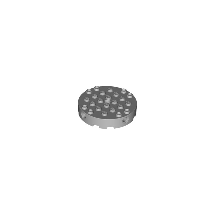 LEGO Brick 6 x 6 Round with Technic Pin Hole (18897) | Brick Owl - LEGO ...