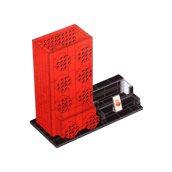 LEGO Brick 60th Anniversary Red Pencil Pot Set 6258618 | Brick Owl ...