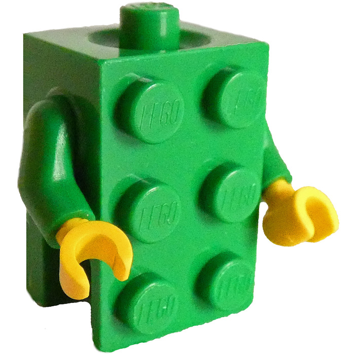 LEGO Brick Costume with Green Arms and Yellow Hands (37191) | Brick Owl ...