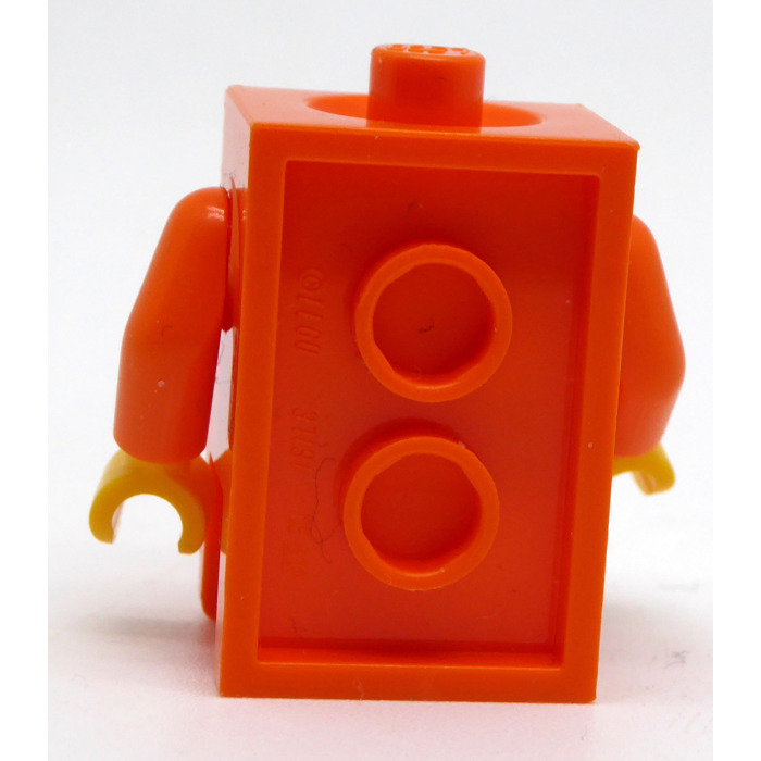 LEGO Brick Costume with Orange Arms and Yellow Hands (37191) | Brick ...