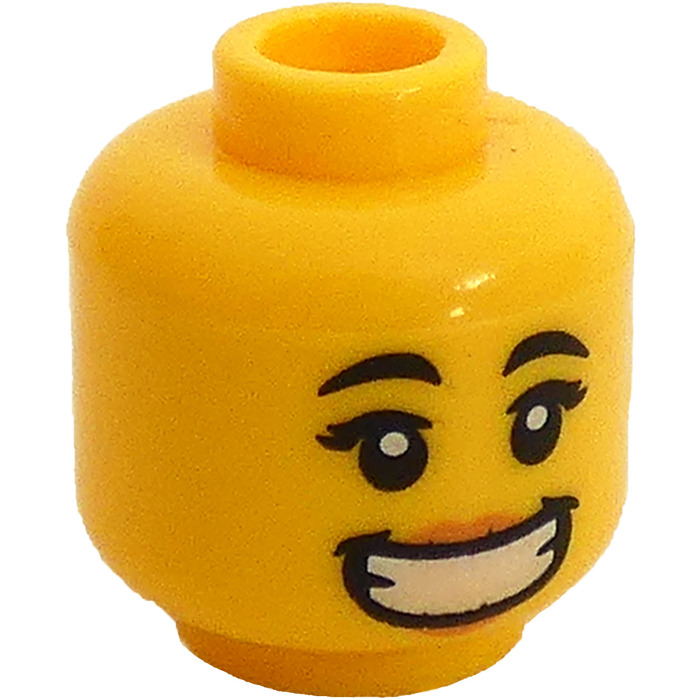 LEGO Brick Suit Girl Minifigure Head (3626 / 38176) | Brick Owl - LEGO ...