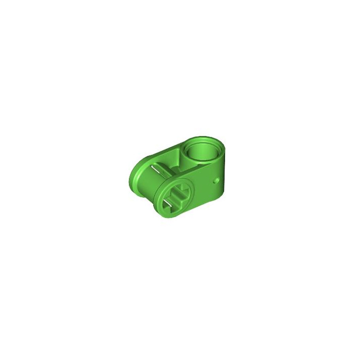 LEGO Bright Green Cross Block 90° 1 x 2 (Axle/Pin) (6536 / 40146 ...