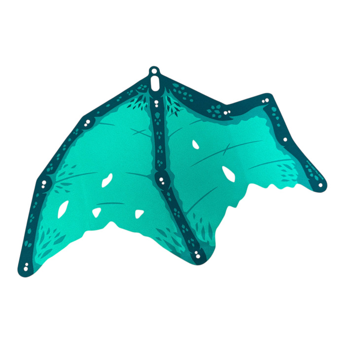 LEGO Dragon Wing with Dark Green (Right) (113309) | Brick Owl - LEGO ...