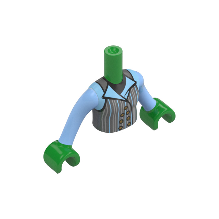 LEGO Bright Green Elphaba Friends Torso (73141 / 92456) | Brick Owl ...