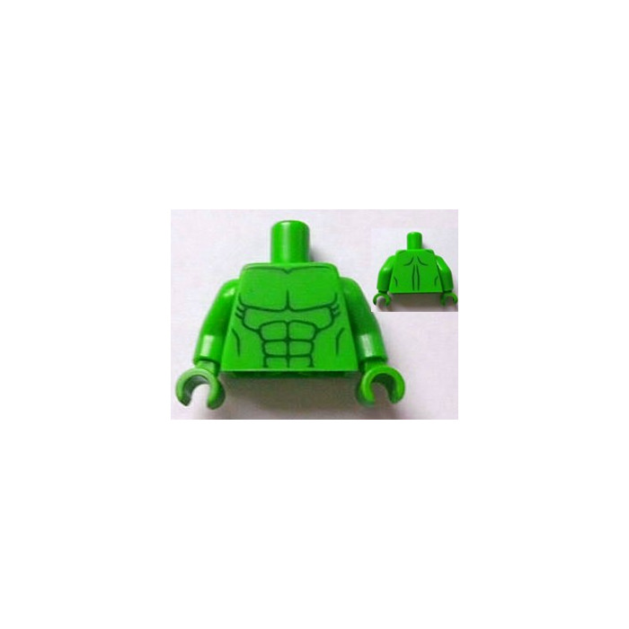 LEGO Bright Green Hulk Torso (973 / 88585) | Brick Owl - LEGO Marketplace