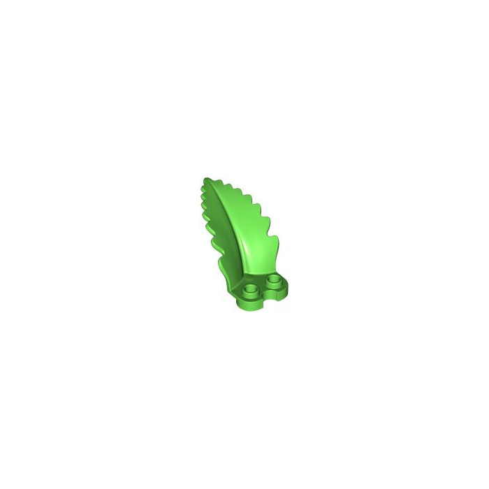 LEGO Bright Green Leaf 3 x 4 x 2.3 Curved Upright (5151) | Brick Owl