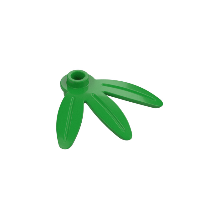 LEGO Bright Green Plate 1 x 1 Plant with 3 Thin Leaves (7264) | Brick Owl