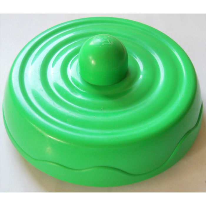 LEGO Primo Stacking Base Round (Large) with Lime Base | Brick Owl ...