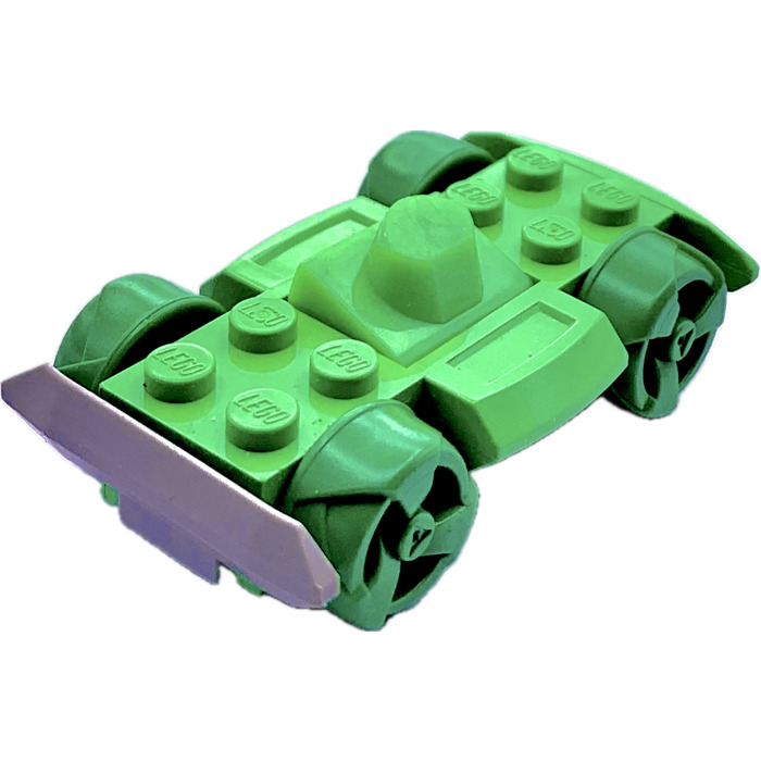 LEGO Bright Green Racers Chassis with Green Wheels (76544) | Brick Owl