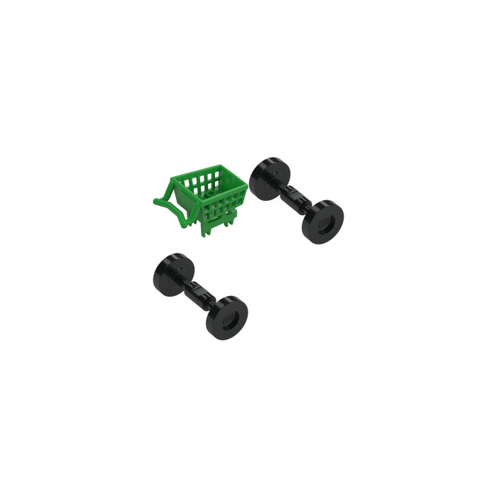 LEGO Shopping Cart with Black Wheels | Brick Owl - LEGO Marketplace