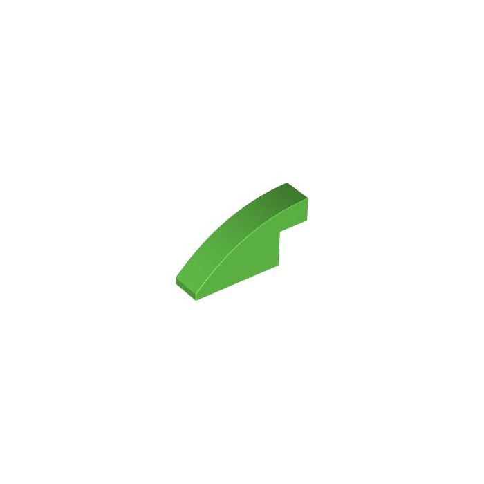 LEGO Bright Green Slope 1 x 4 x 1.3 Curved (3573) | Brick Owl - LEGO ...