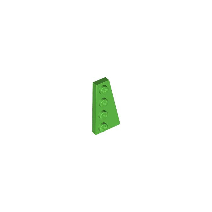 LEGO Bright Green Wedge Plate 2 x 4 Wing Right (41769 / 118745) | Brick Owl