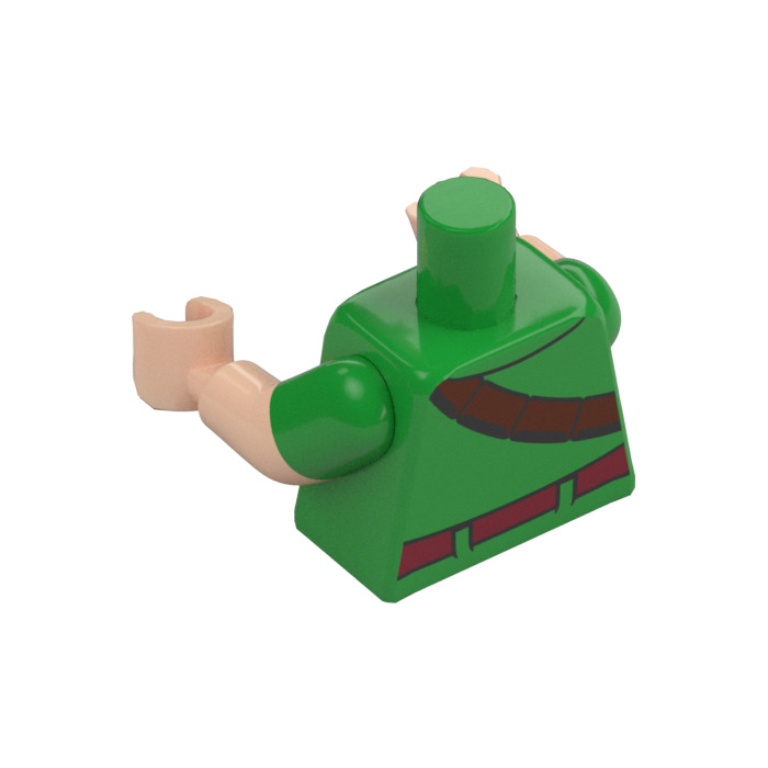 LEGO Bright Green Young Link Minifig Torso (973 / 78568) | Brick Owl ...