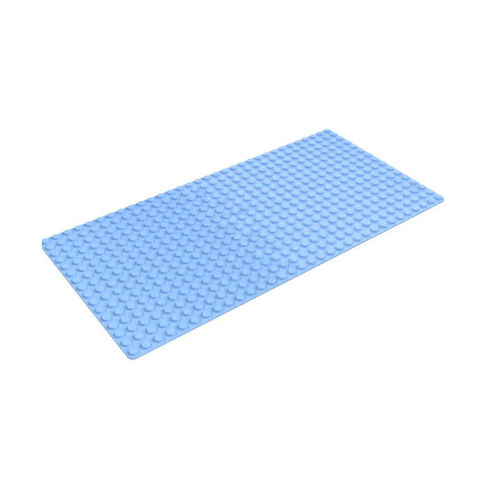 LEGO Bright Light Blue Baseplate 16 x 32 (2748 / 3857) | Brick Owl ...
