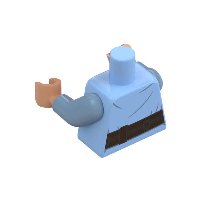 LEGO Bright Light Blue Boba Fett (Young) with Bright Light Blue Outfit ...