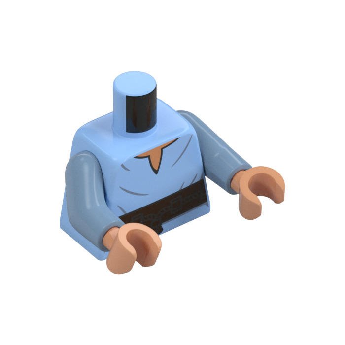 LEGO Bright Light Blue Boba Fett (Young) with Bright Light Blue Outfit ...